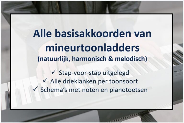 Pianotoetsen op de notenbalk – Leer noten lezen en herkennen op de piano